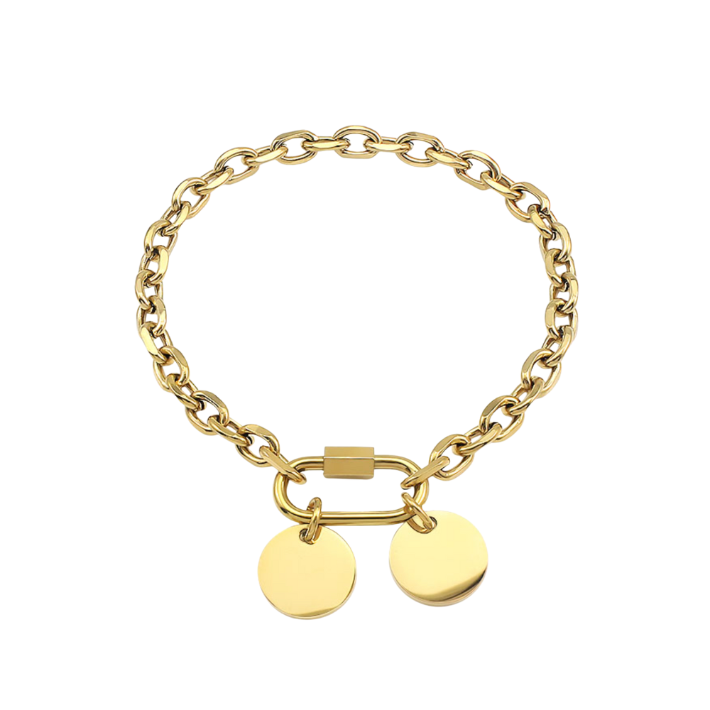 Hannah Custom Engraved Charm Bracelet – Ahava J