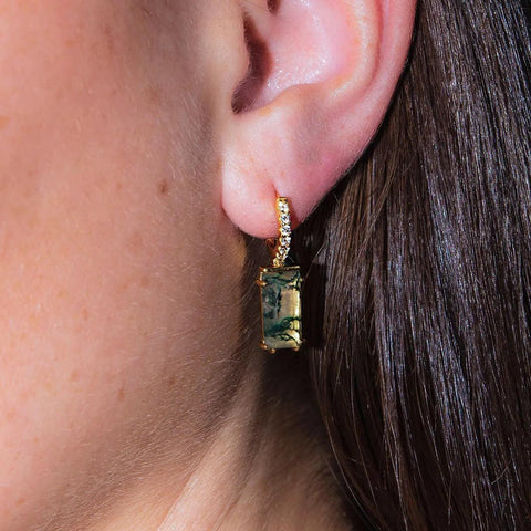 Gemstone Hoops - Ahava J