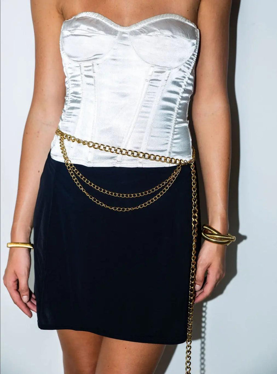 Venus Gold Layered Metal Belt - Ahava J